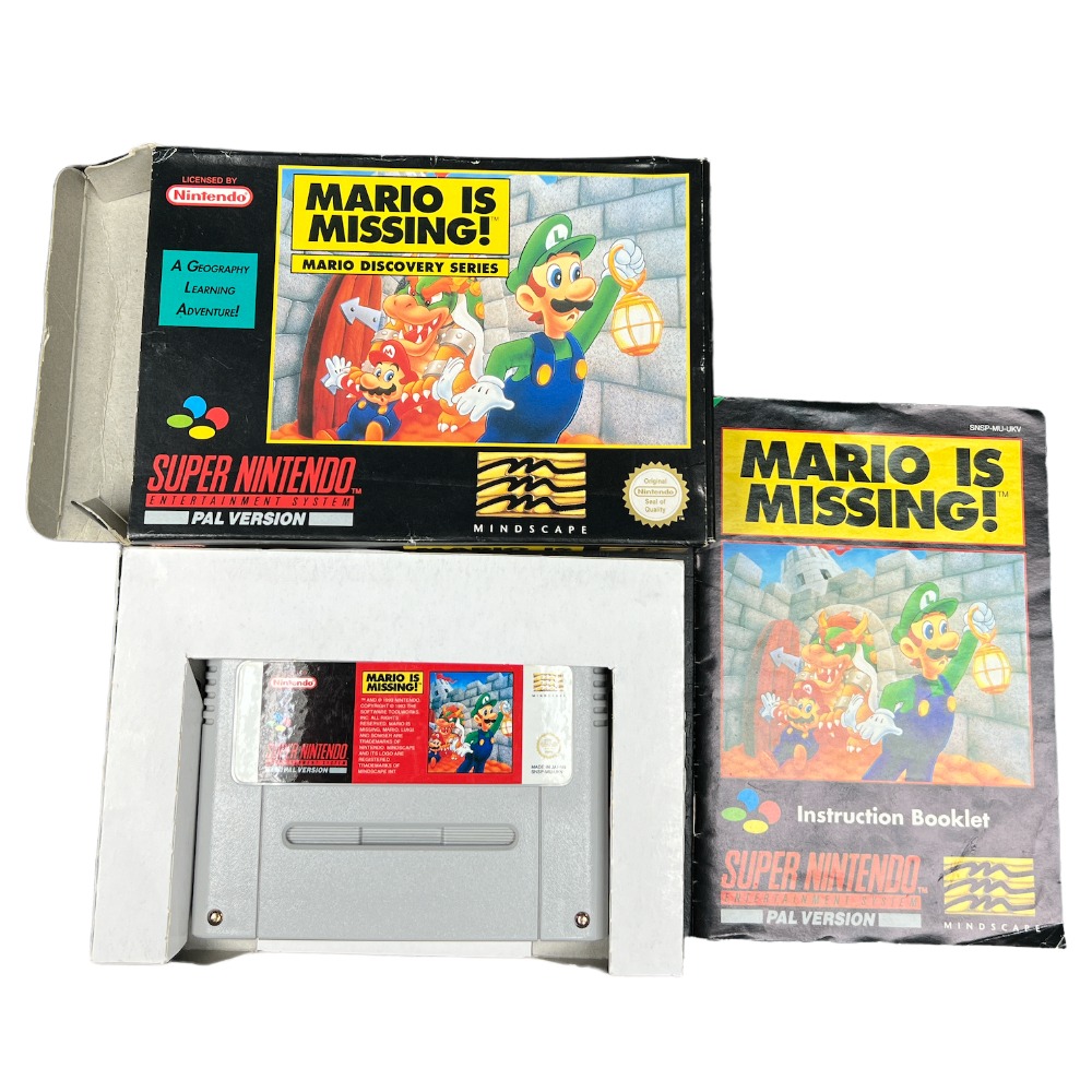 Pre-owned Nintendo Mario is Missing SNES - Own4Less